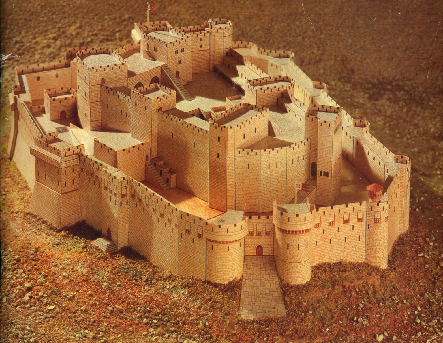 Crusader Castle Paper Craft