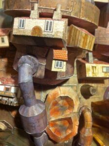 A Tremendous Howl Moving Castle Paper Craft