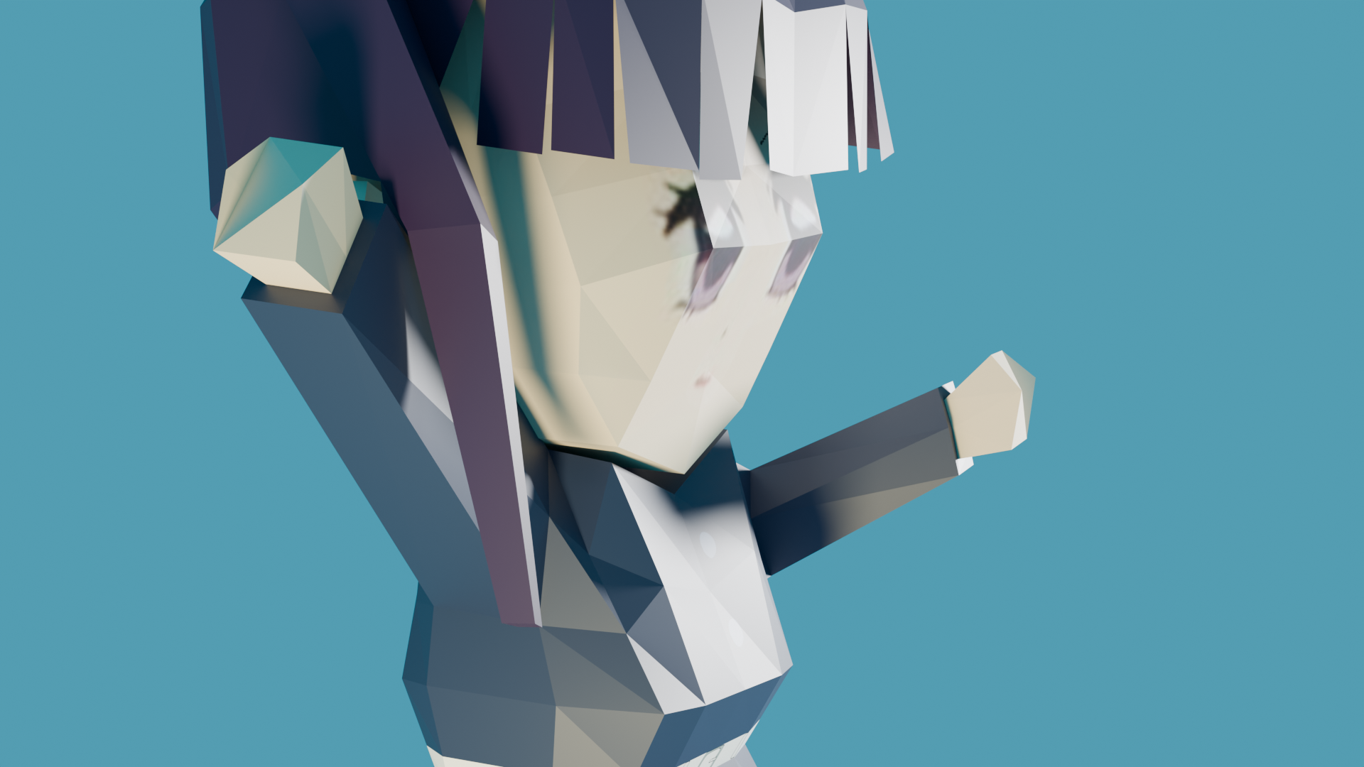 Chibi Kanao Tsuyuri Papercraft
