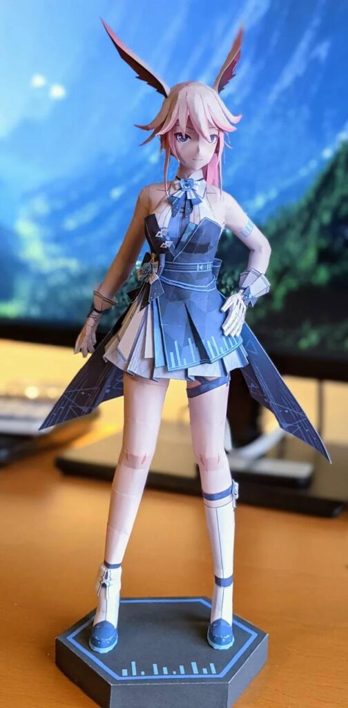 JAL Boeing 787 Airplane Papercraft