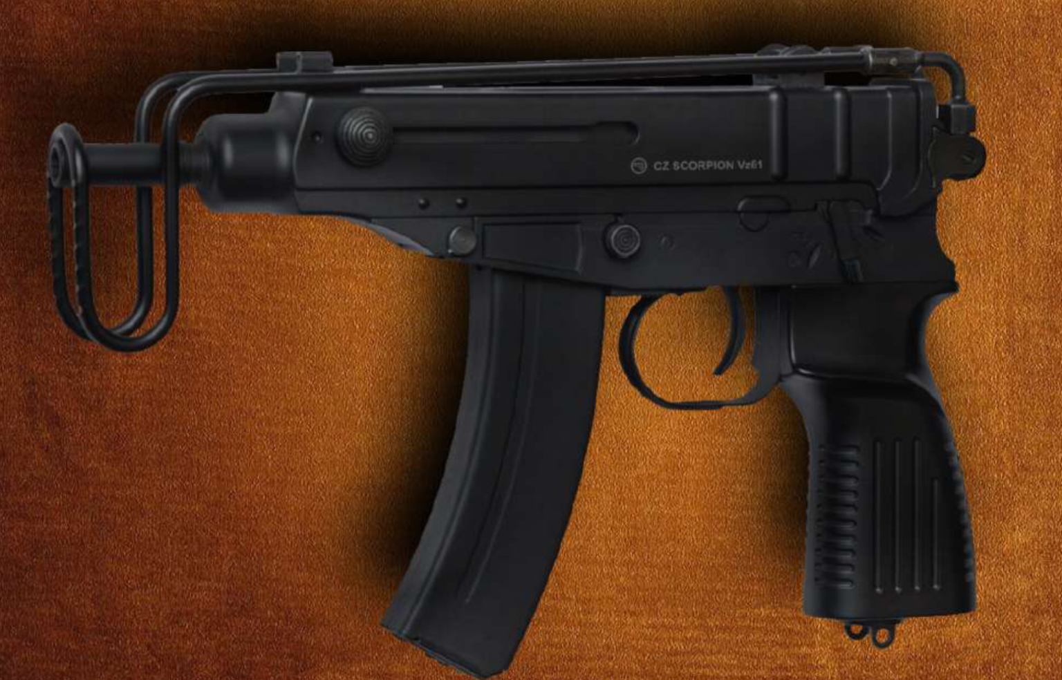 Submachine Gun Scorpion Vz. 61 Papercraft