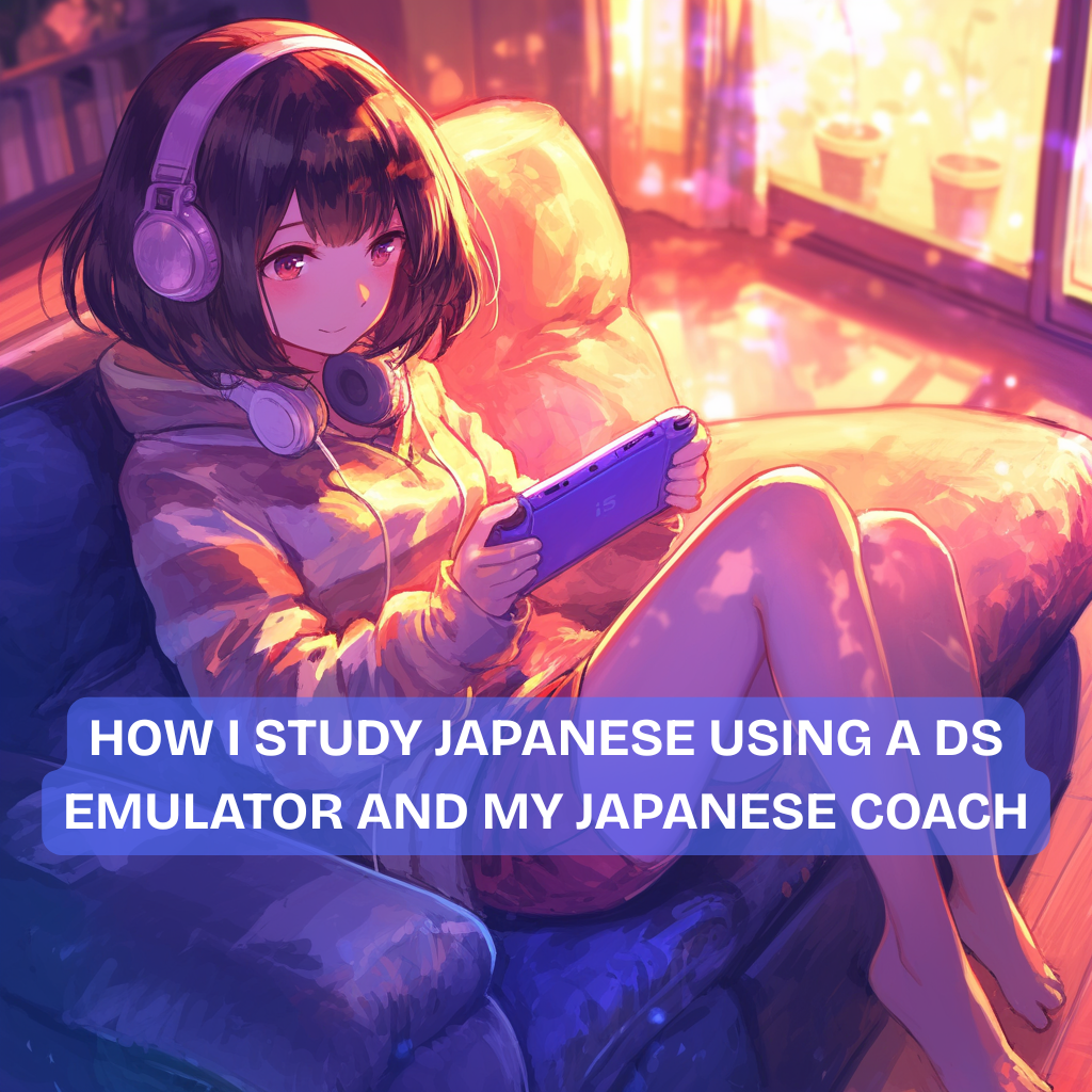 How I Study Japanese Using A DS Emulator And My Japanese Coach