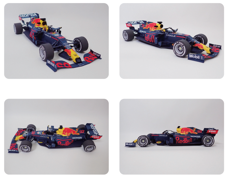 Honda F1 Red Bull Racing RB16B Papercraft